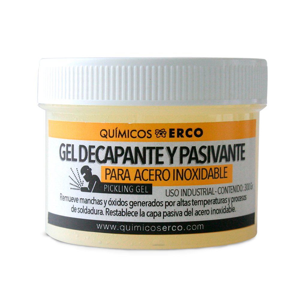 Gel Decapante y Pasivante para Acero Inoxidable | ERCO – Químicos Erco